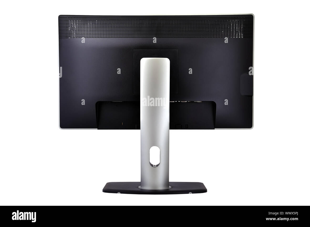 black computer monitor rear view Stock Photo - Alamy