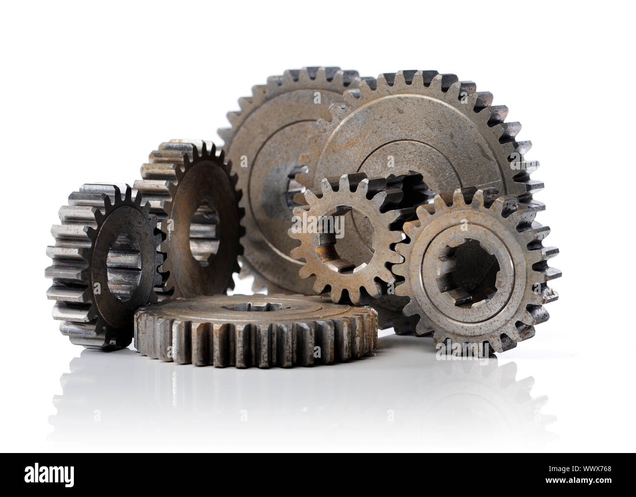 Old worn cog gear hi-res stock photography and images - Alamy