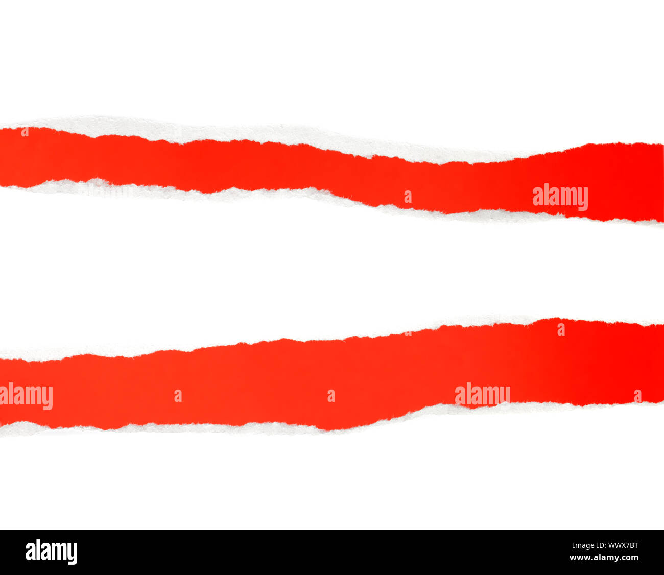 Torn paper strips Cut Out Stock Images & Pictures - Alamy