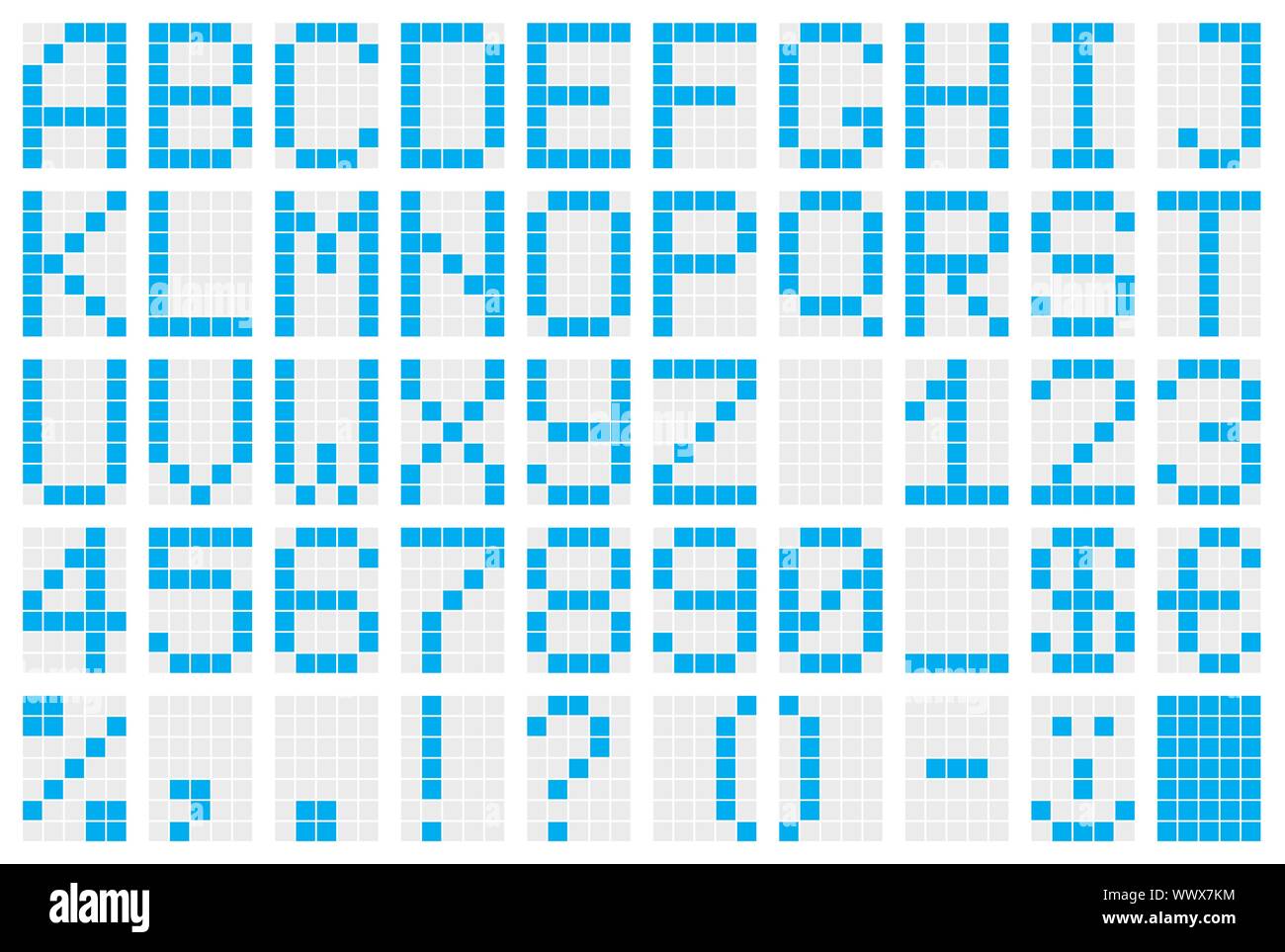 Dot matrix icon Stock Vector Images - Alamy