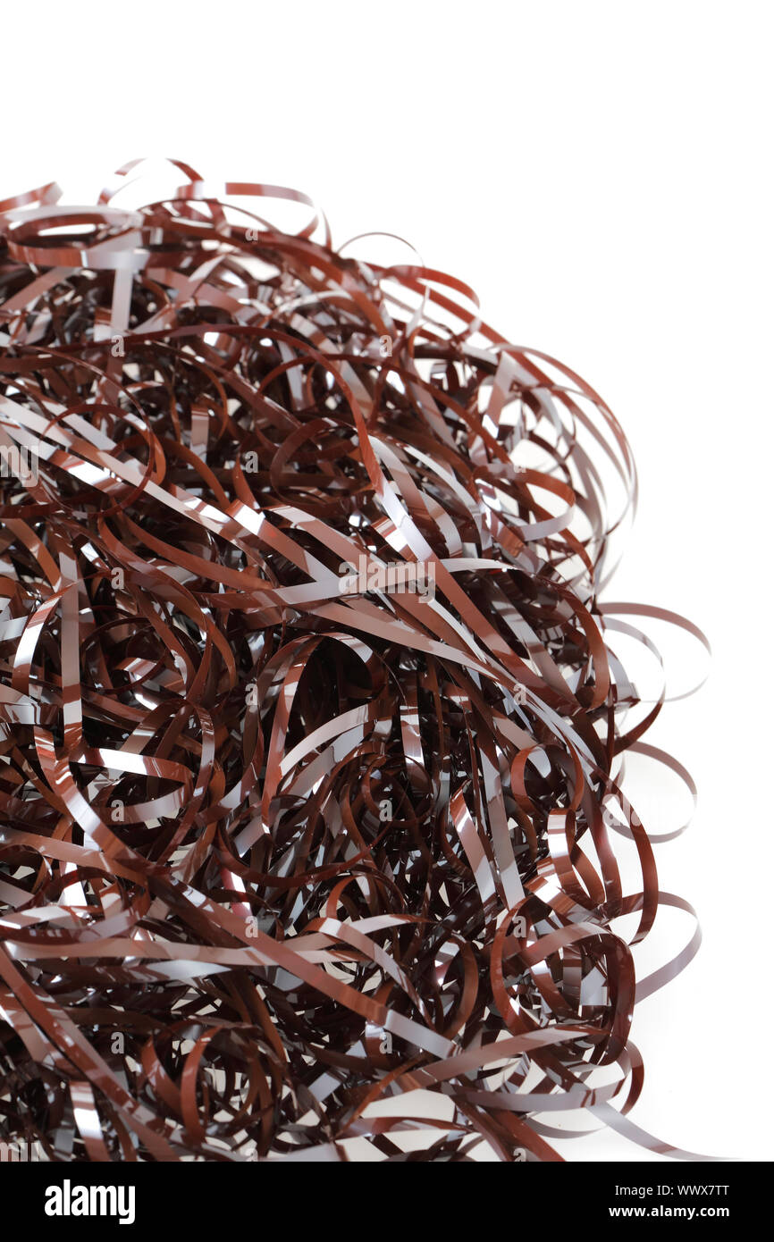 Tangled cassette tape tangle High Resolution Stock Photography and ...