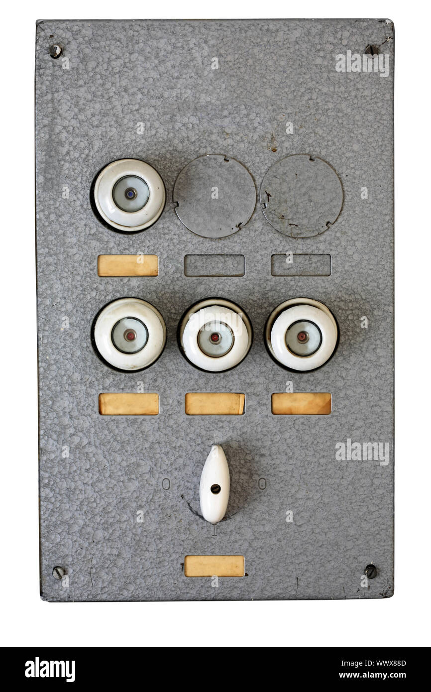 Wall mounted fuse box hi-res stock photography and images - Alamy