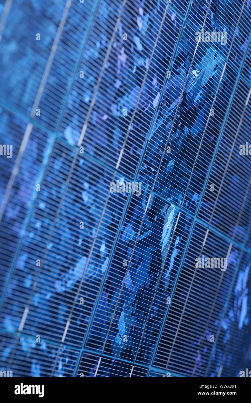 Detail of a blue solar panel. Suitable for background Stock Photo - Alamy