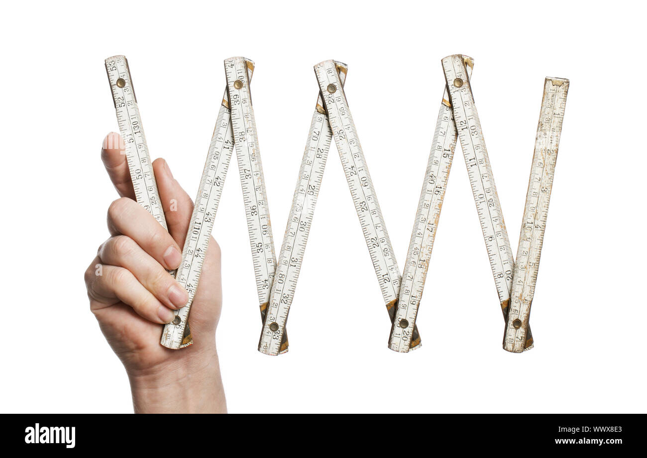 Zigzag ruler hi-res stock photography and images - Alamy