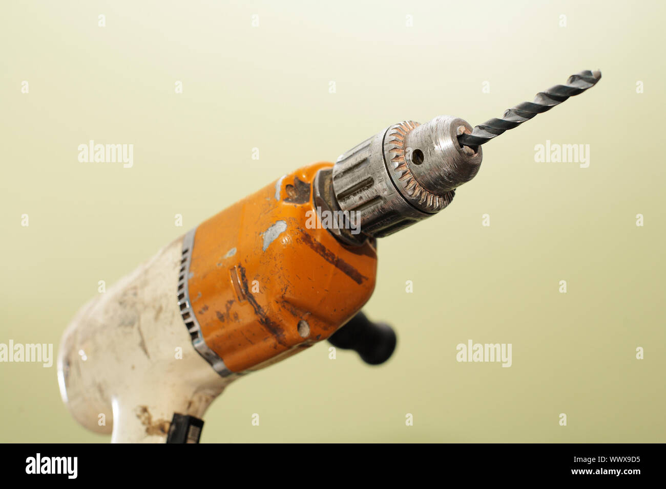 Old electric drill Stock Photo - Alamy