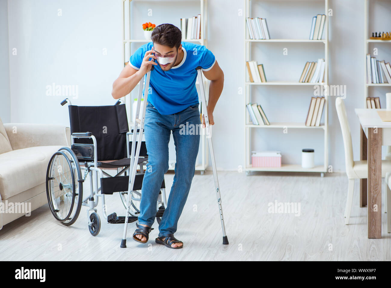 Recovering orthopedic surgery hi-res stock photography and images - Alamy