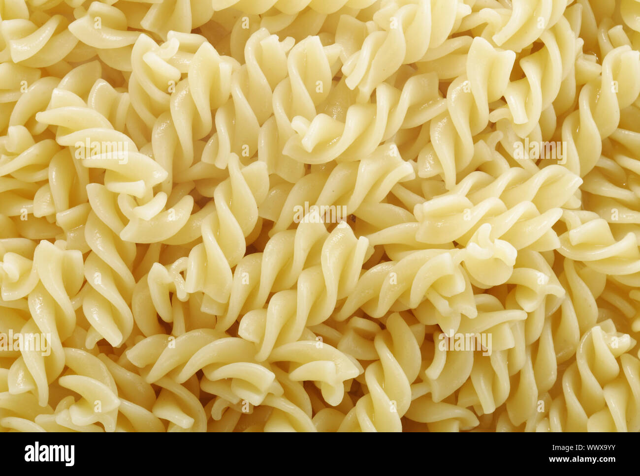 Cooked pasta fusilli aka twisted pasta Stock Photo - Alamy
