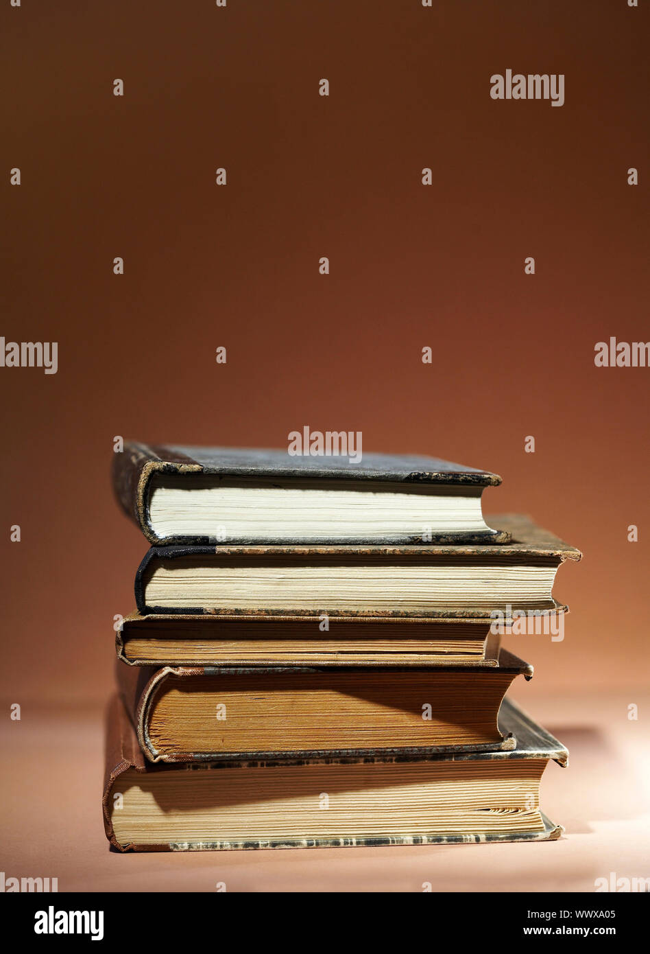 Stack of old books Stock Photo - Alamy