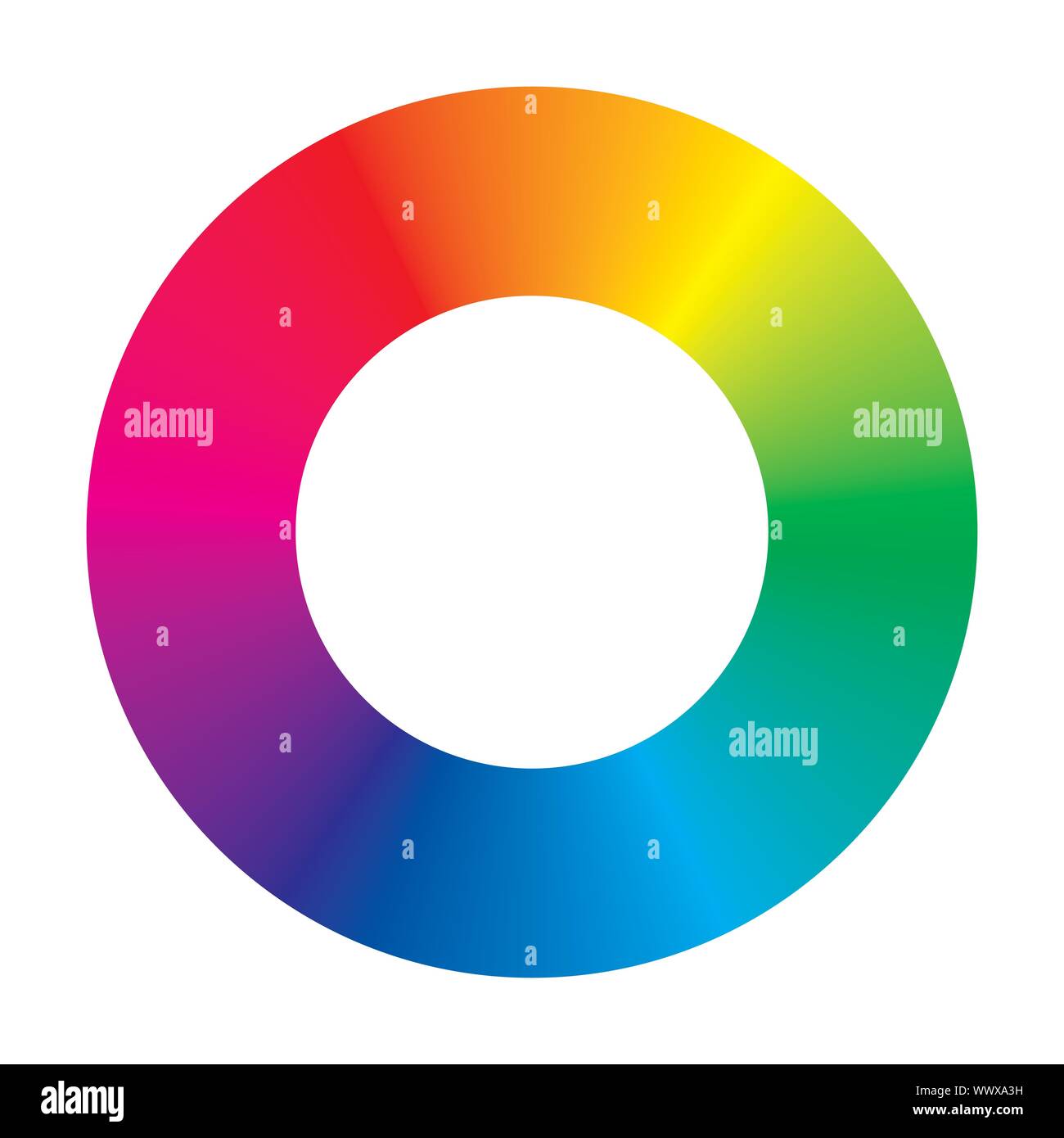 Bright color wheel Cut Out Stock Images & Pictures - Alamy