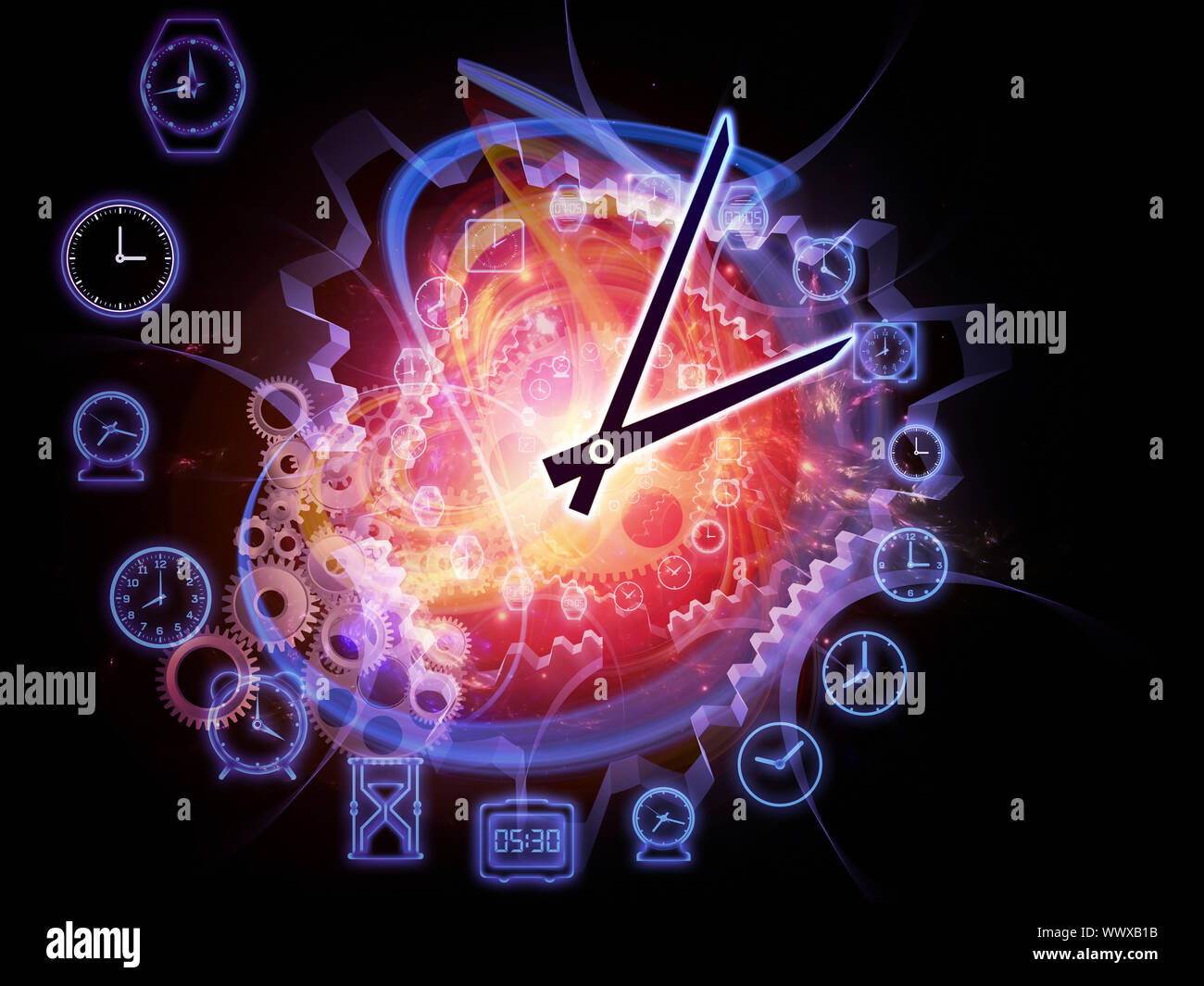 Backdrop on the subject of scheduling, temporal and time related ...