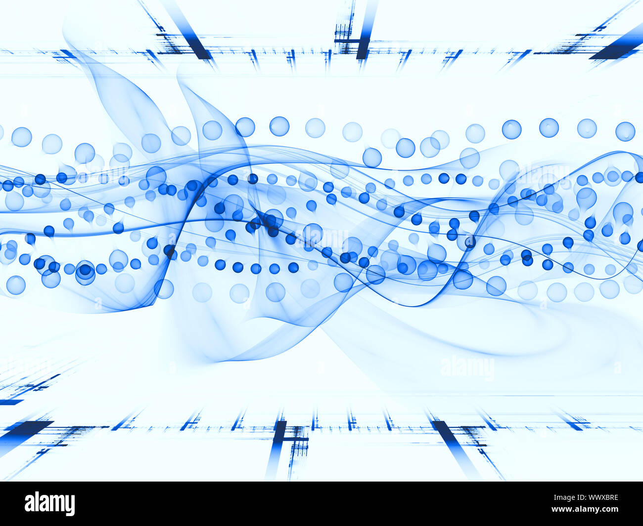 Abstract arrangement of abstract sine waves and design elements ...