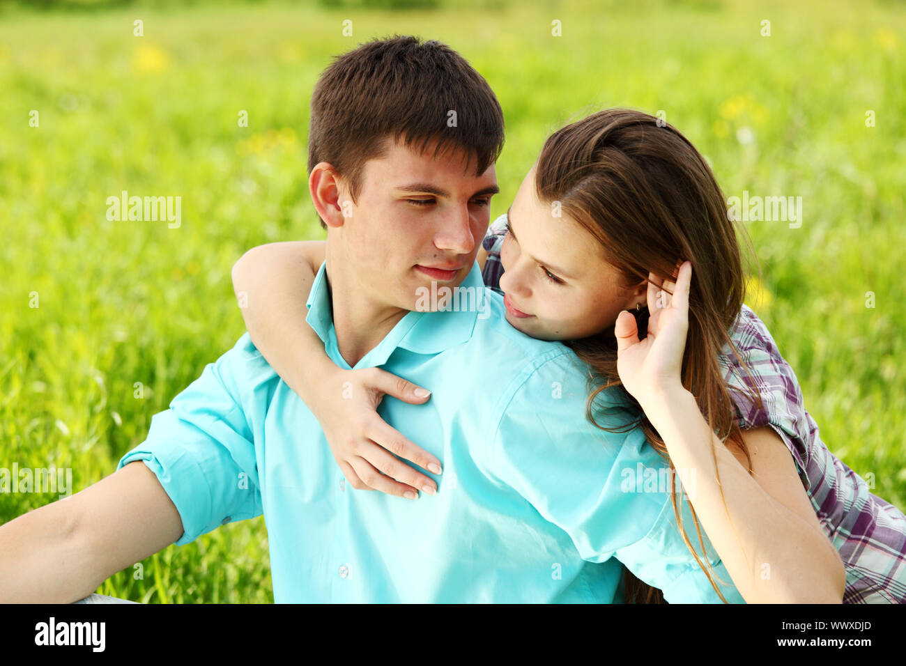 love hug of two lowers Stock Photo - Alamy
