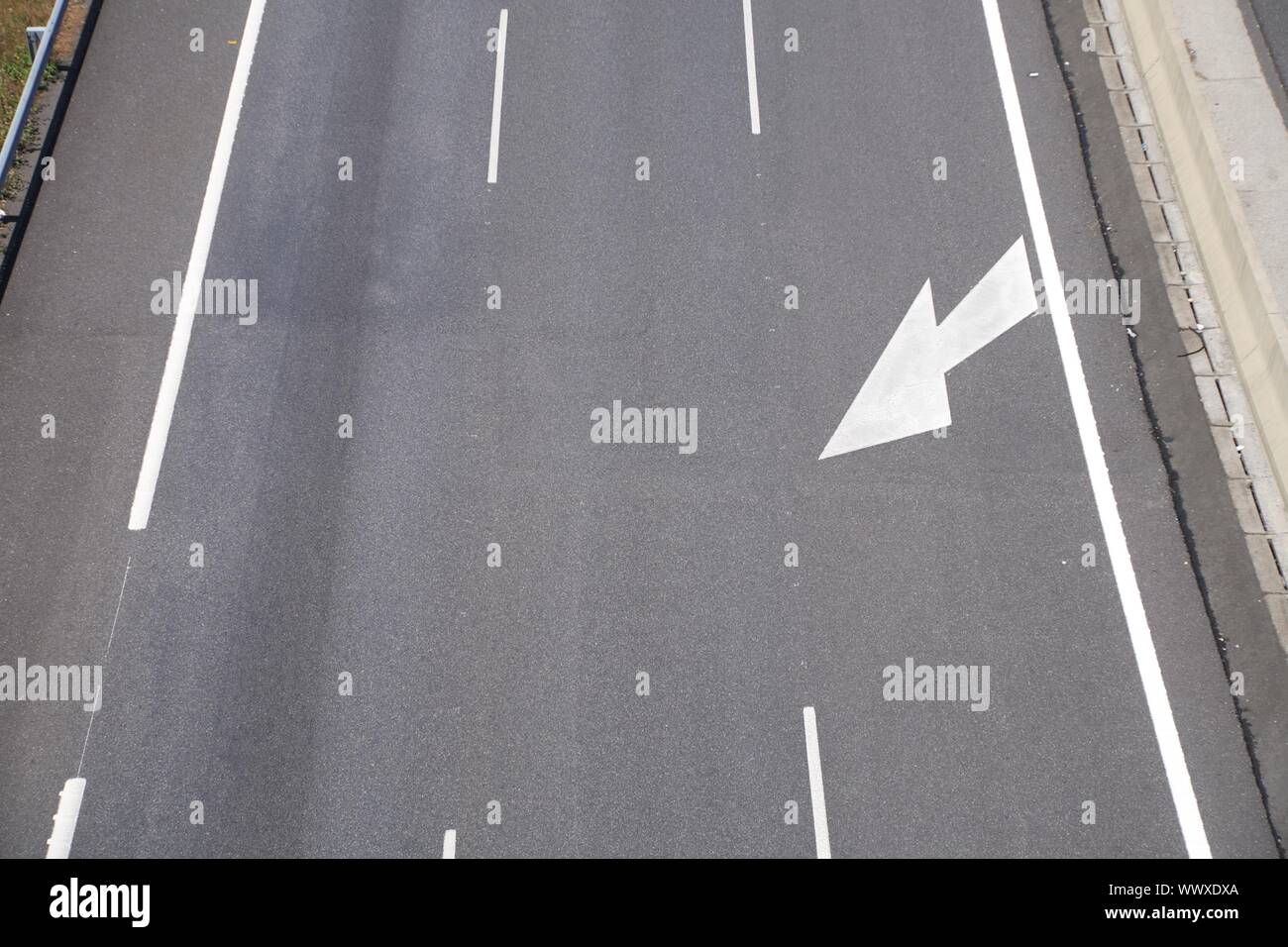 Three horizontal lanes hi-res stock photography and images - Alamy