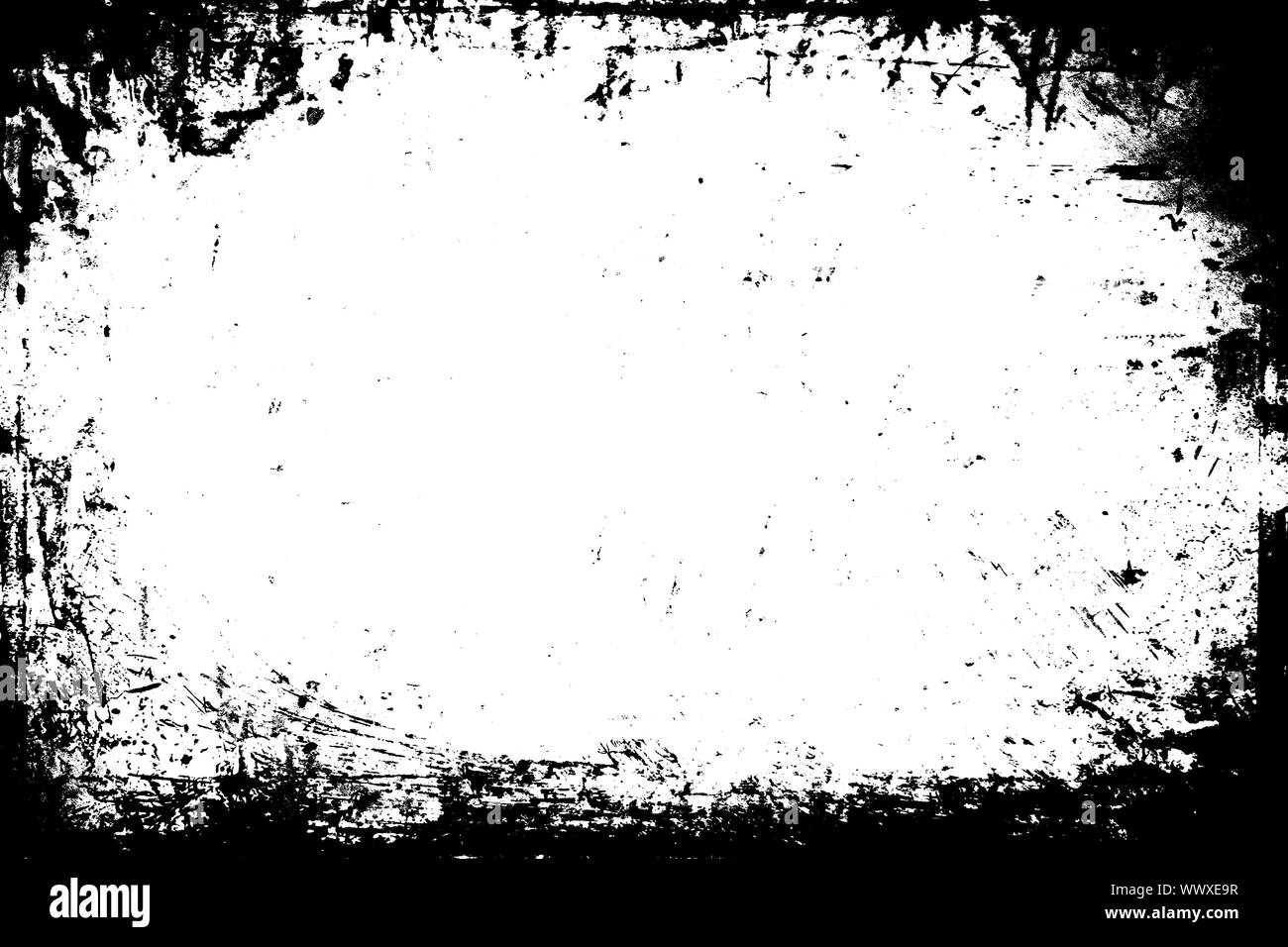 black and white grunge frames Stock Photo - Alamy