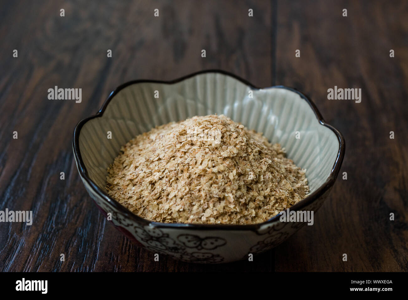 Wheat Germ in Bowl. Ready to Use. Organic Food Stock Photo - Alamy