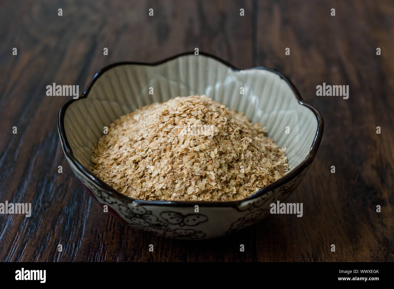 Wheat Germ in Bowl. Ready to Use. Organic Food Stock Photo - Alamy