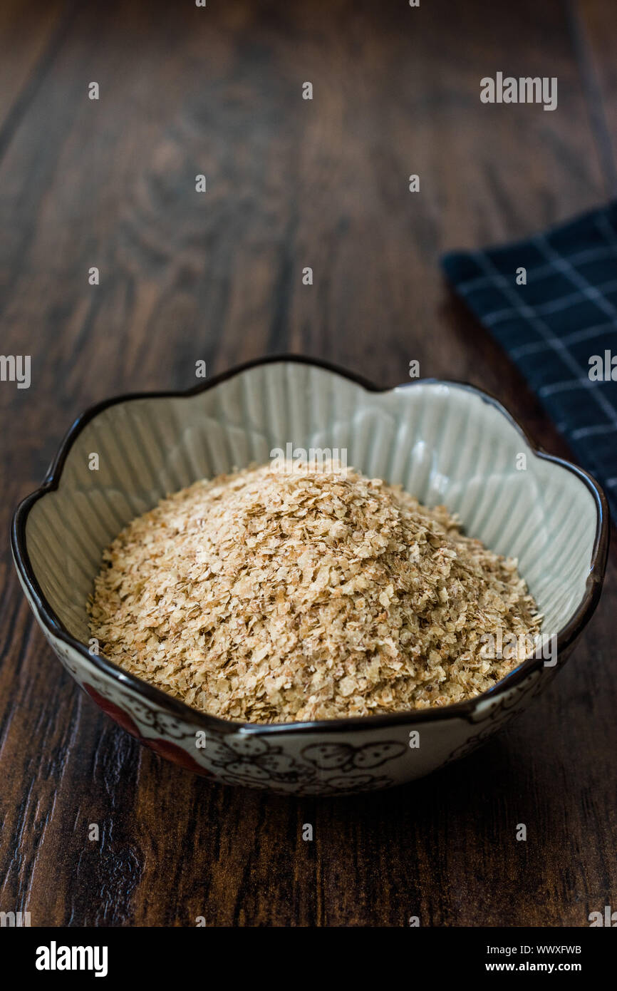 Wheat Germ in Bowl. Ready to Use. Organic Food Stock Photo - Alamy