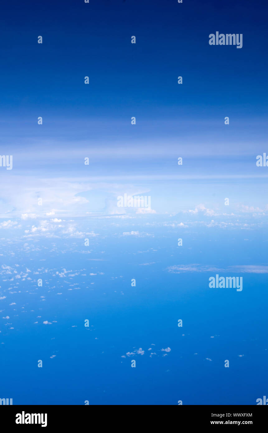 Aerial sky and clouds background Stock Photo - Alamy