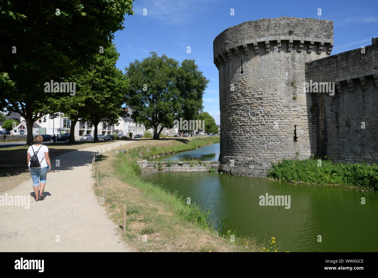 City wall of Guerande Stock Photo - Alamy