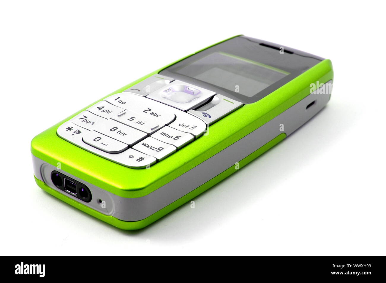 mobile phone isolated on a white background Stock Photo - Alamy