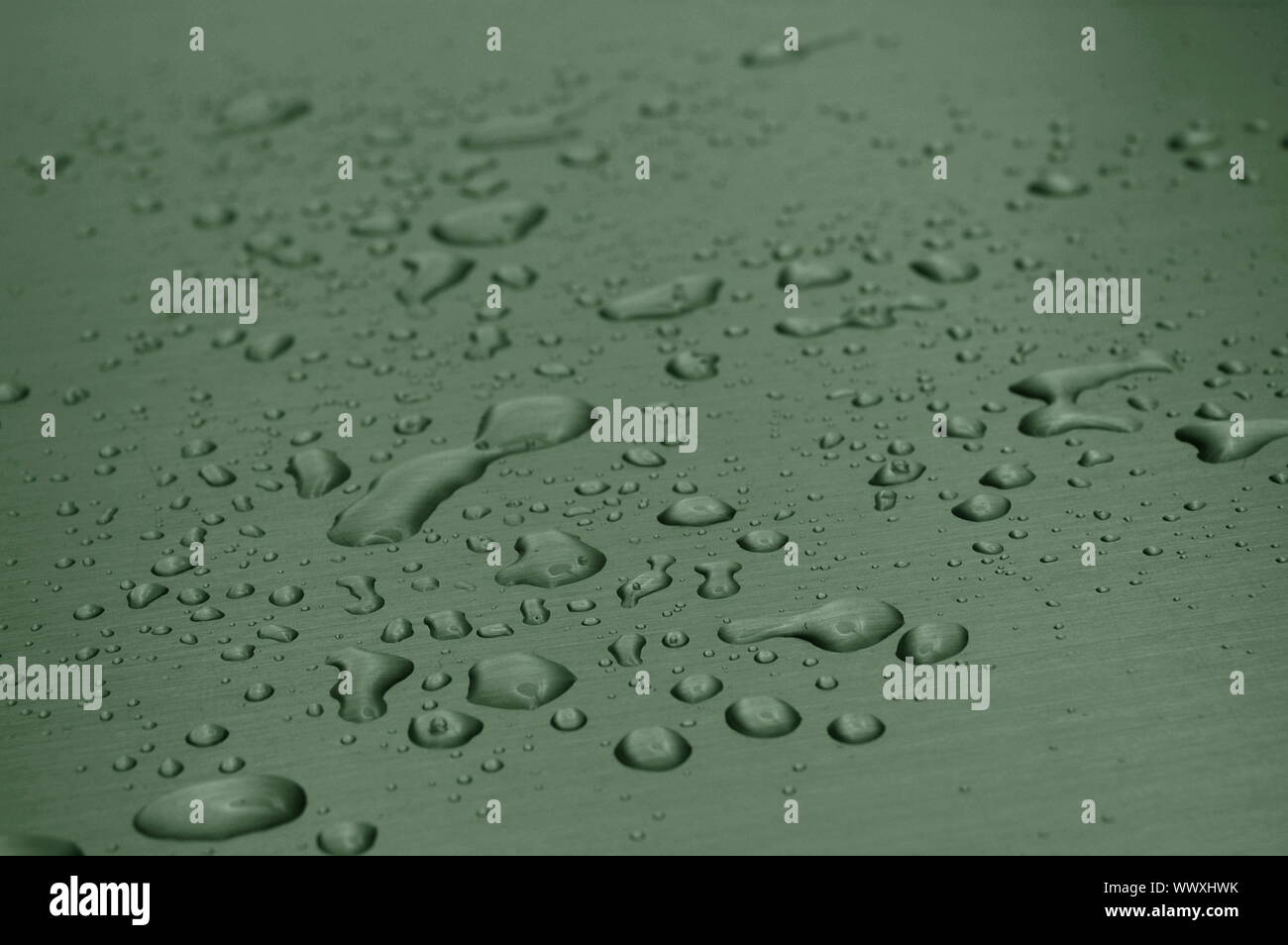 water drops on heavy metal surface texture Stock Photo - Alamy