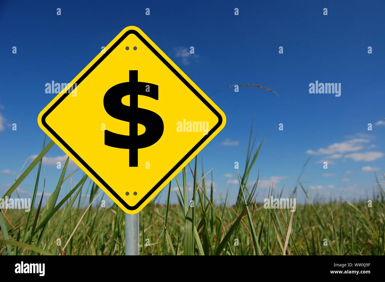 Smart money road sign hi-res stock photography and images - Alamy