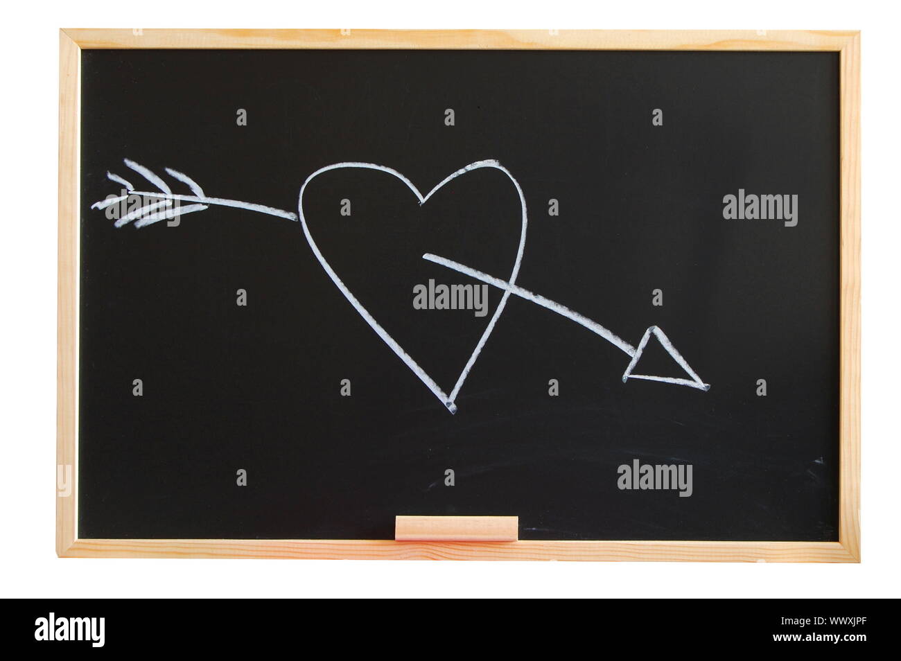 Love blackboard background Cut Out Stock Images & Pictures - Alamy