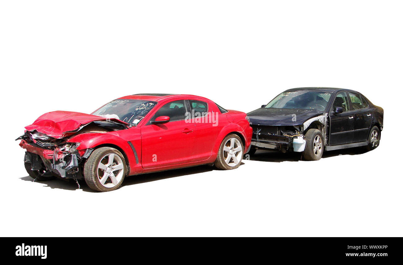 Traffic accident truck car Cut Out Stock Images & Pictures - Alamy