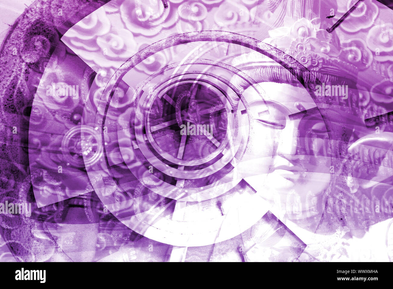 Collage of Asia Culture Stock Photo - Alamy