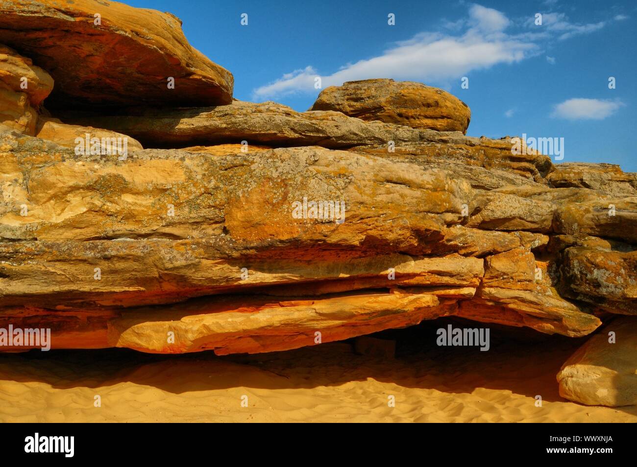 HDR image of the beautiful natural sandstones Stock Photo - Alamy