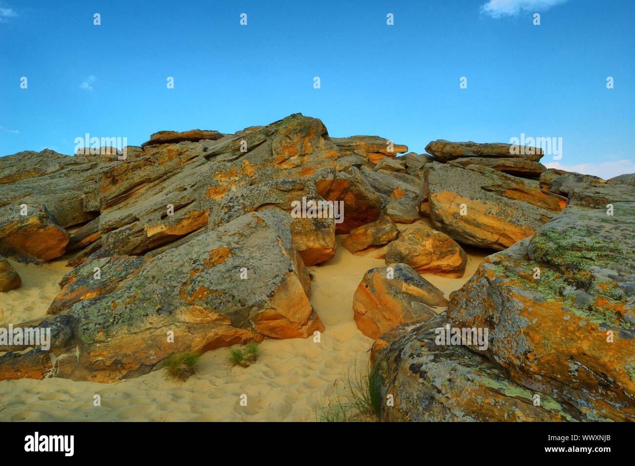 HDR image of the beautiful natural sandstones Stock Photo - Alamy