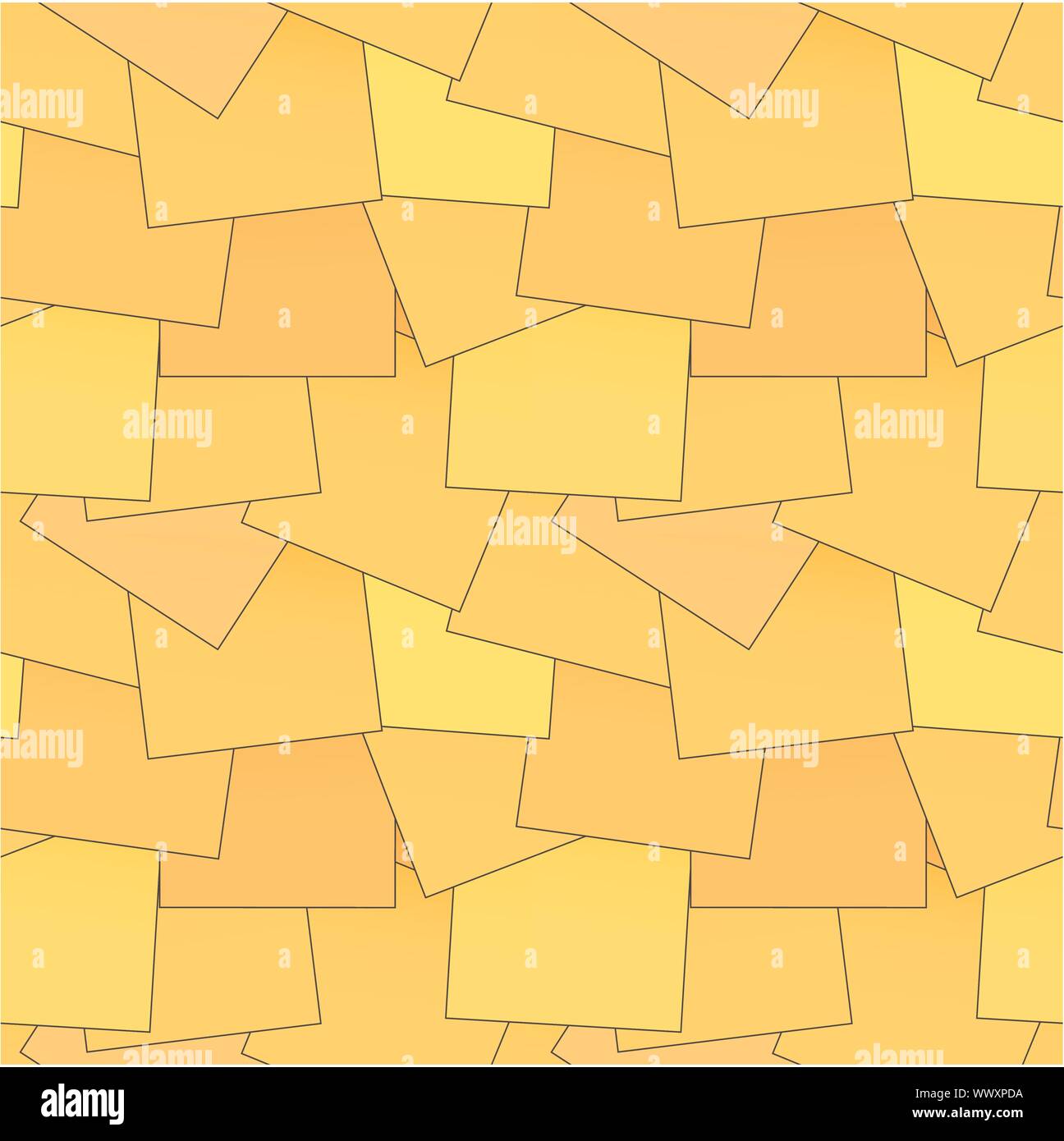 Wall covered with orange stickers - vector texture Stock Vector Image ...