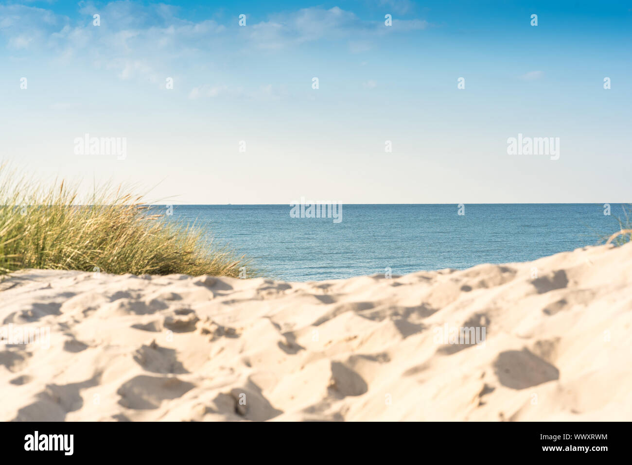 The northern region of Mecklenburg Vorpommern, the Baltic Sea in ...