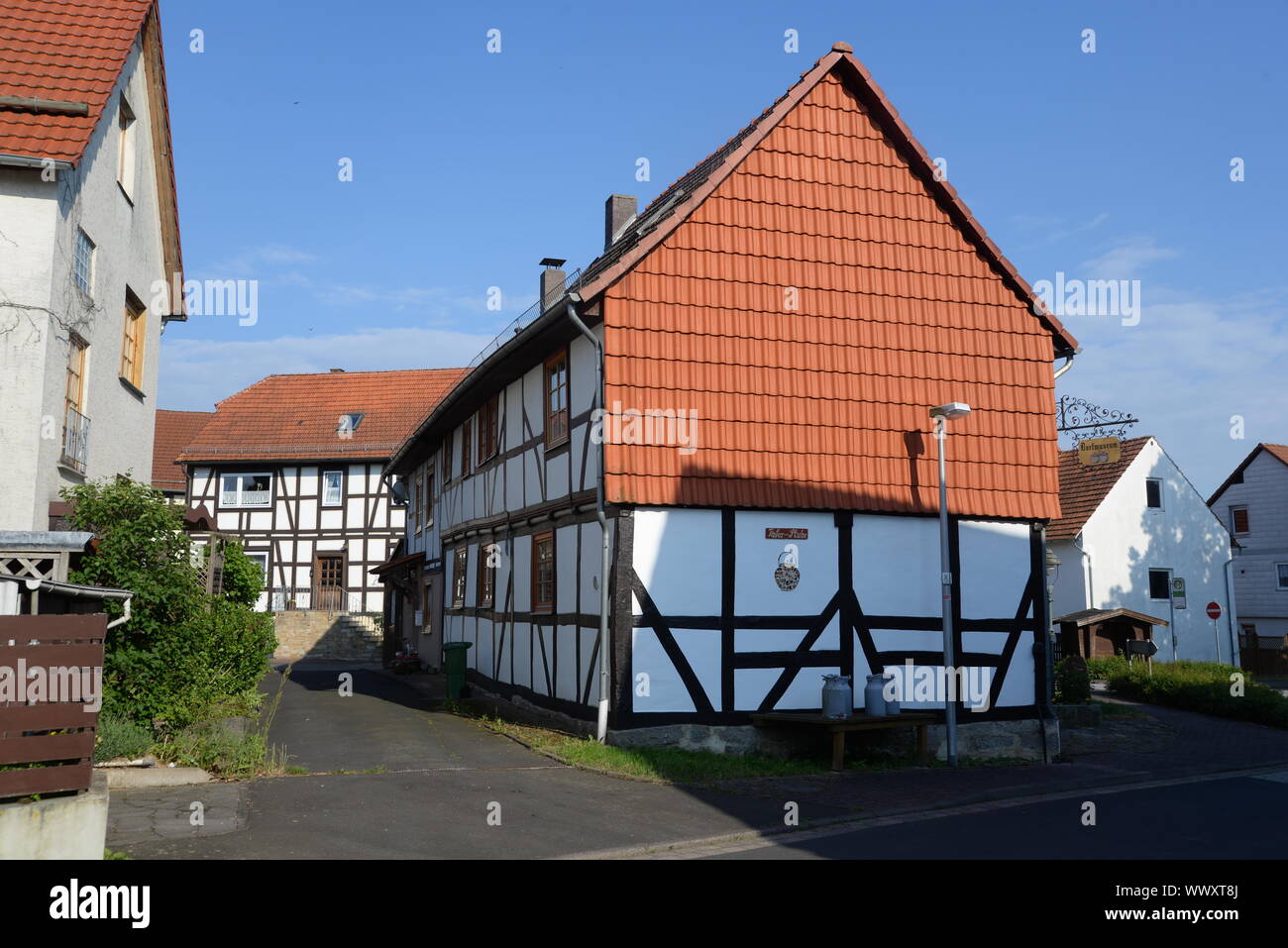 Village museum Nienhagen Stock Photo - Alamy