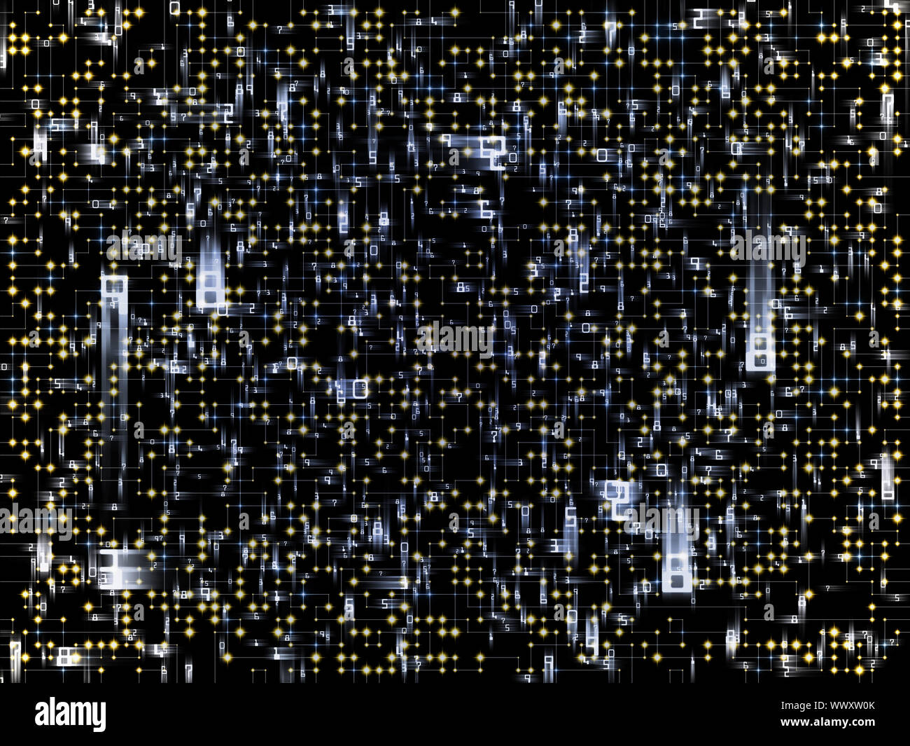Backdrop of network diagram lines and abstract design elements to ...