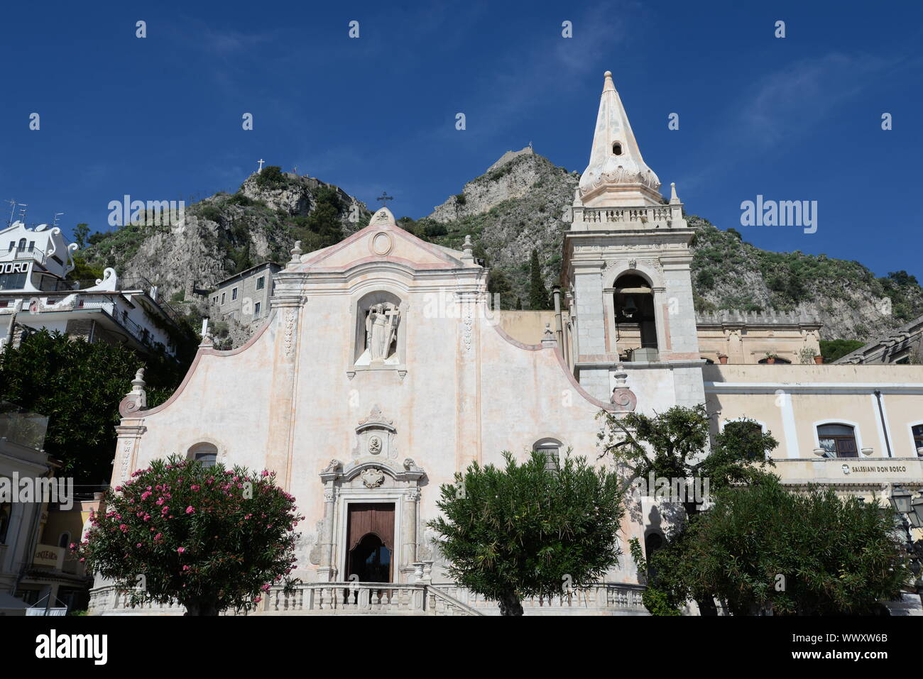 Church of San Giuseppe in Taormina, Sicily Stock Photo - Alamy