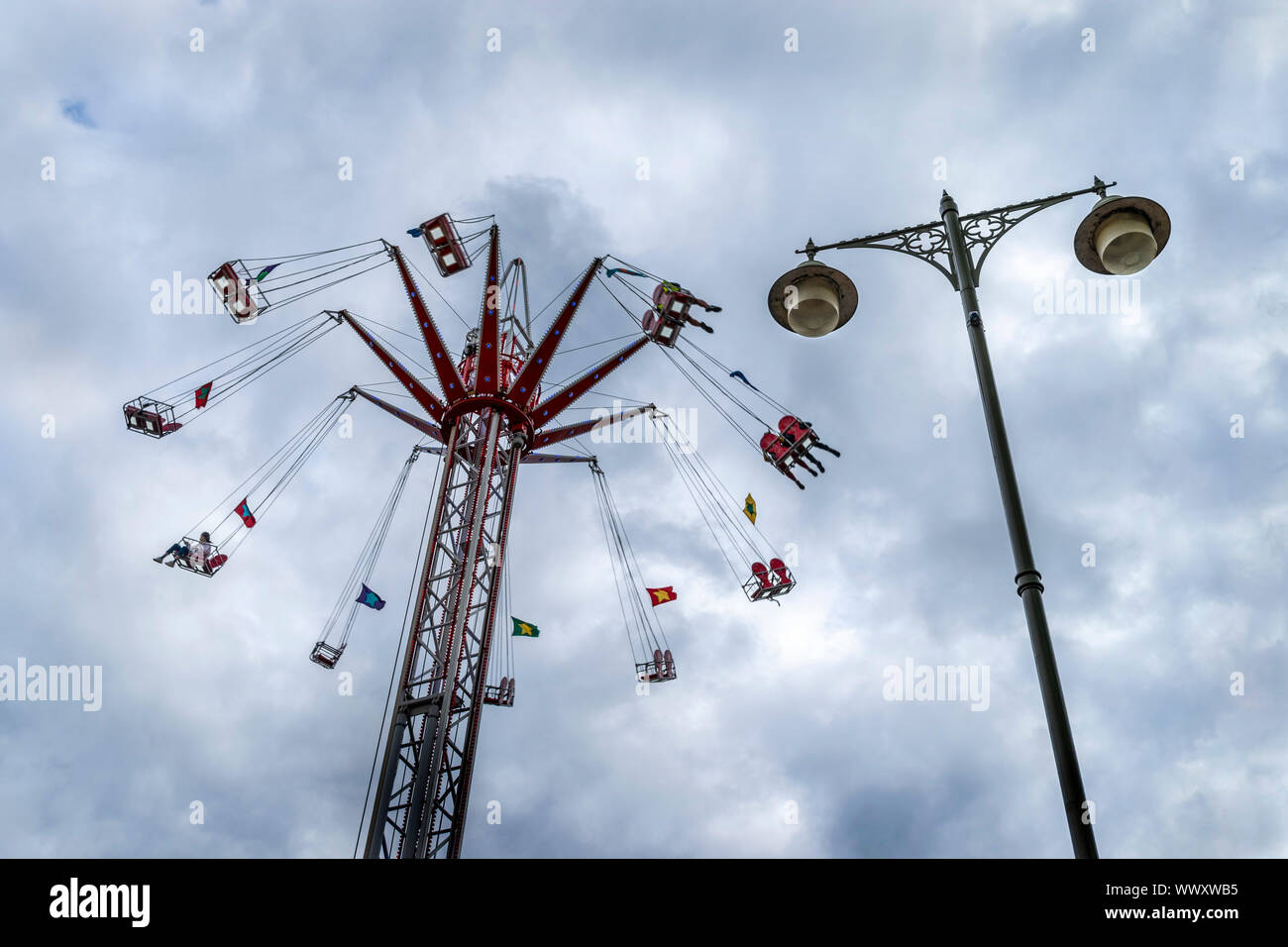 The traditional yearly fun fair held in St Giles, Oxford, Oxfordshire ...