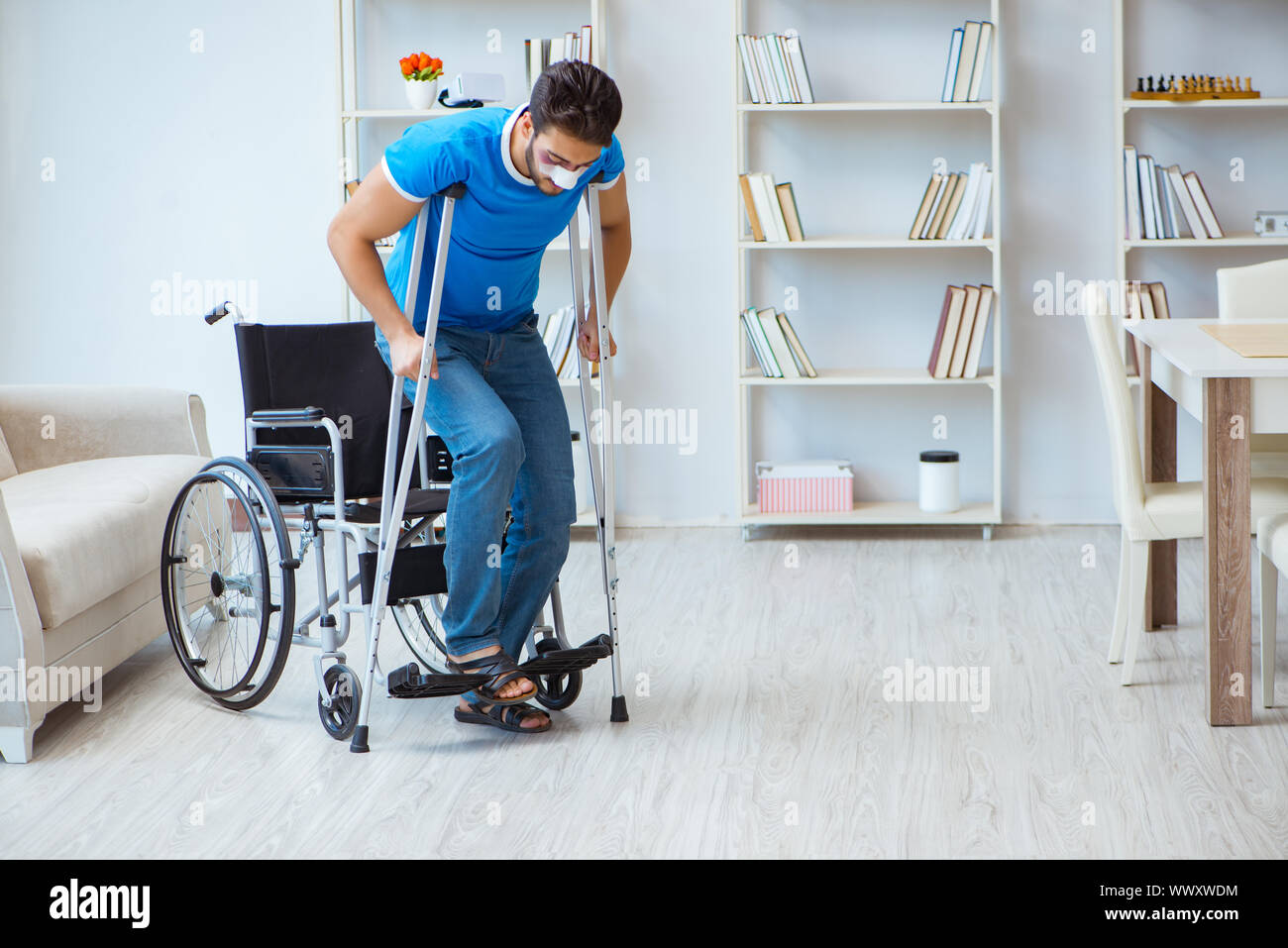 Recovering orthopedic surgery hi-res stock photography and images - Alamy
