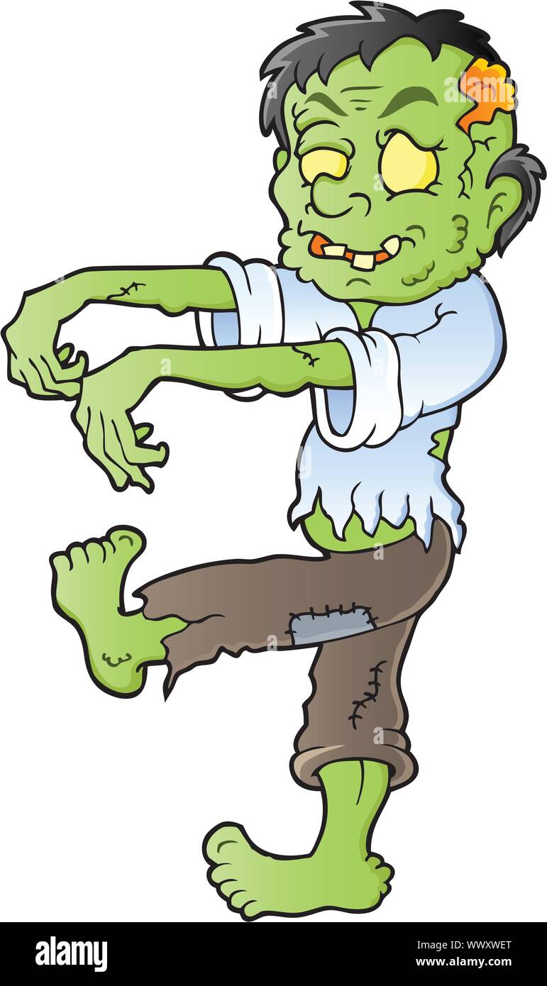 Cartoon zombie theme image 1 Stock Vector Image & Art - Alamy