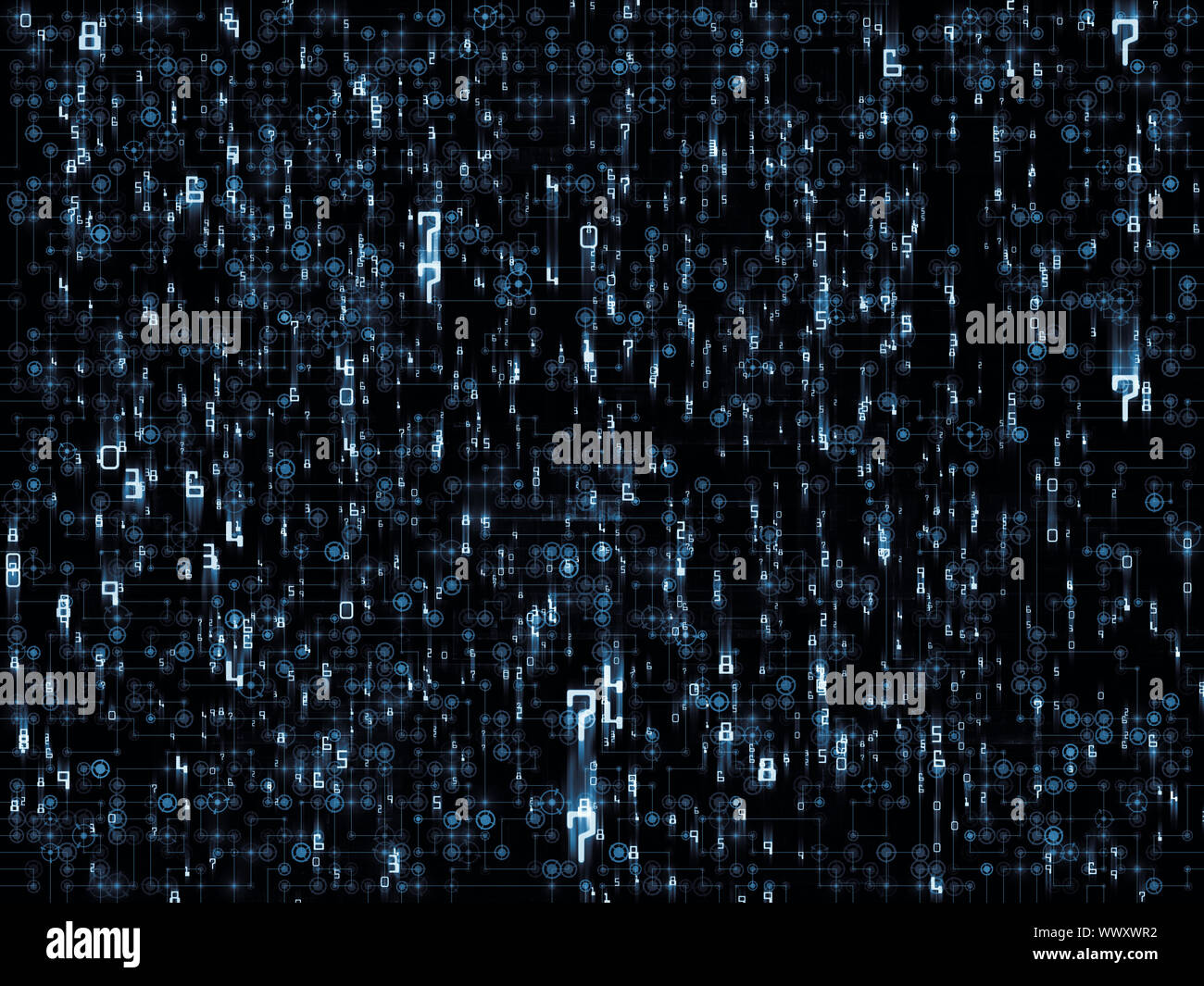 Background design of network diagram lines and motion digits elements ...