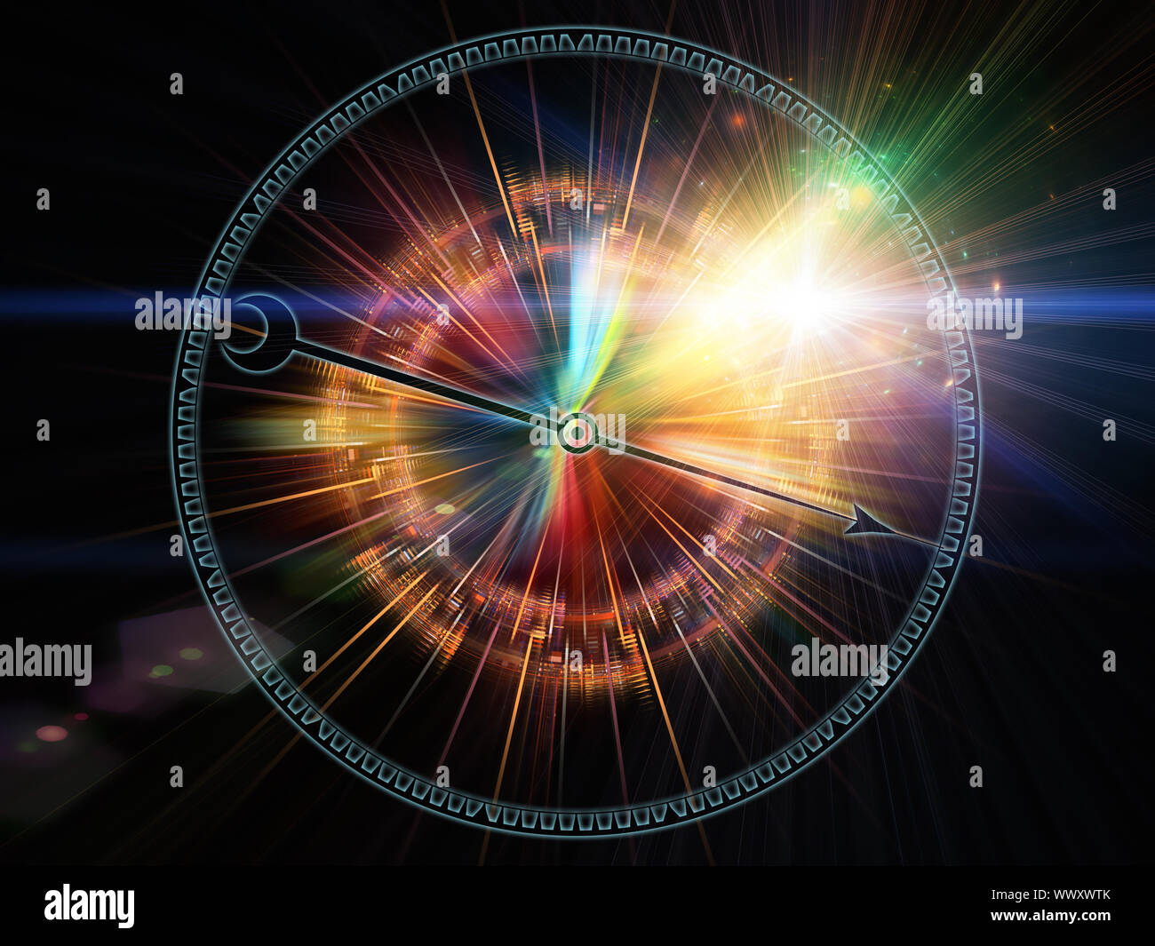 Composition of chronometer dial and abstract design elements suitable ...