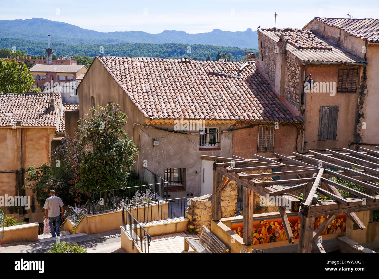 General view, Gardanne, PACA, Bouches-du-Rhone, France Stock Photo - Alamy