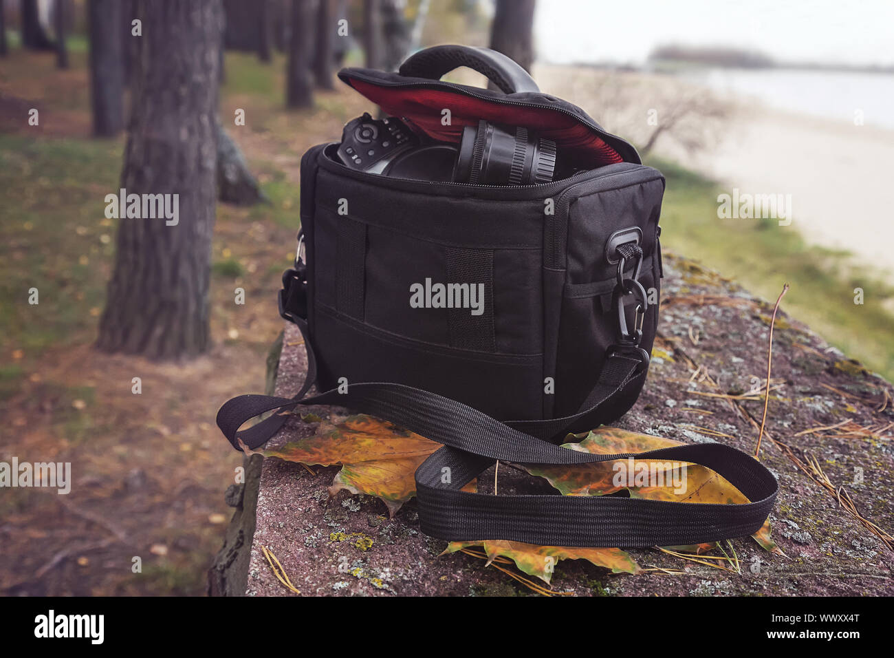 Camera bag kit hi-res stock photography and images - Alamy