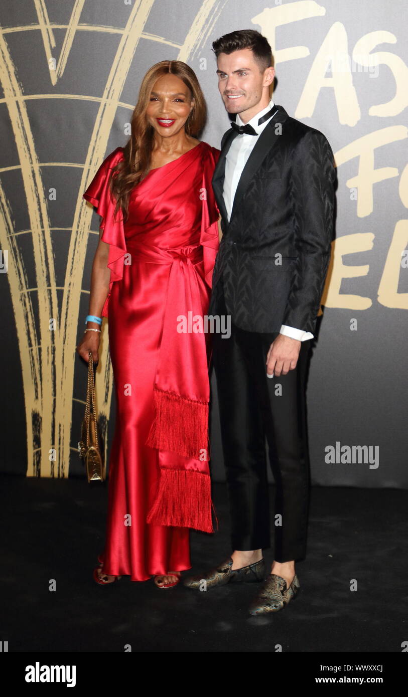 London, UK. Valerie Morris at Spring Summer 2020 Naomi Campbell's ...