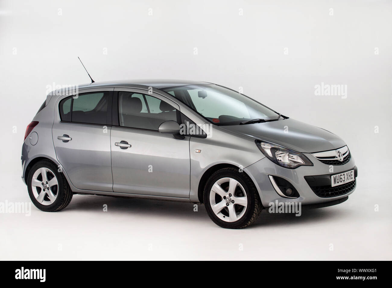 Silver vauxhall corsa hi-res stock photography and images - Alamy