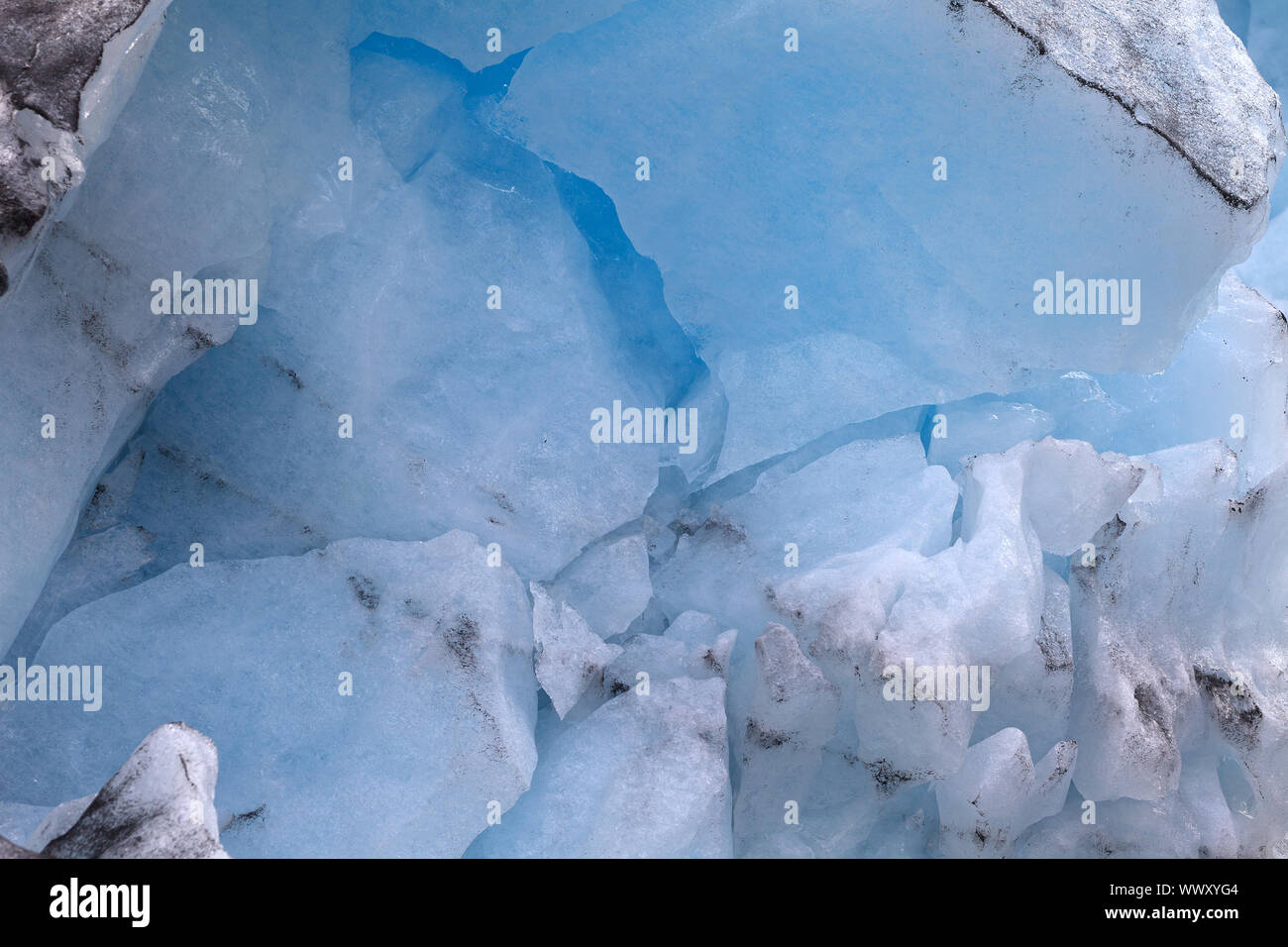 blue glacier ice Stock Photo - Alamy