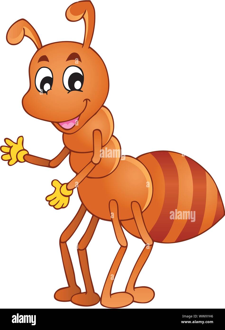 Cartoon smiling ant Stock Vector Image & Art - Alamy