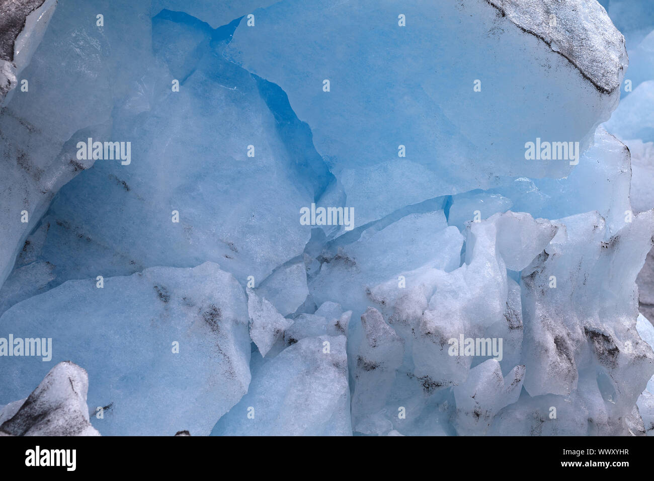 blue glacier ice Stock Photo - Alamy