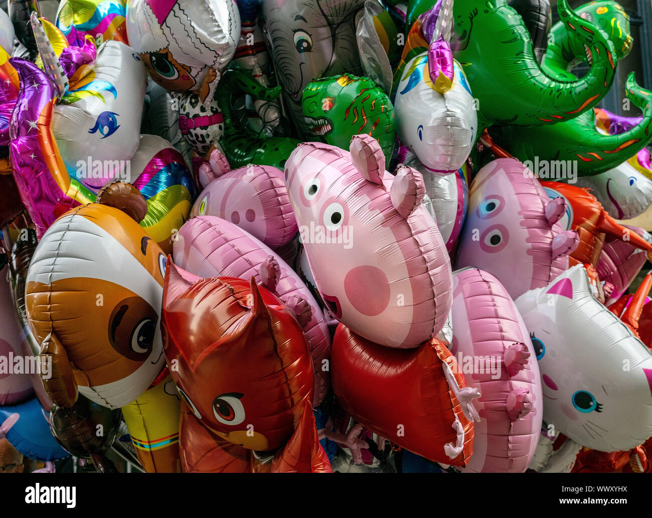 The traditional yearly fun fair held in St Giles, Oxford, Oxfordshire ...
