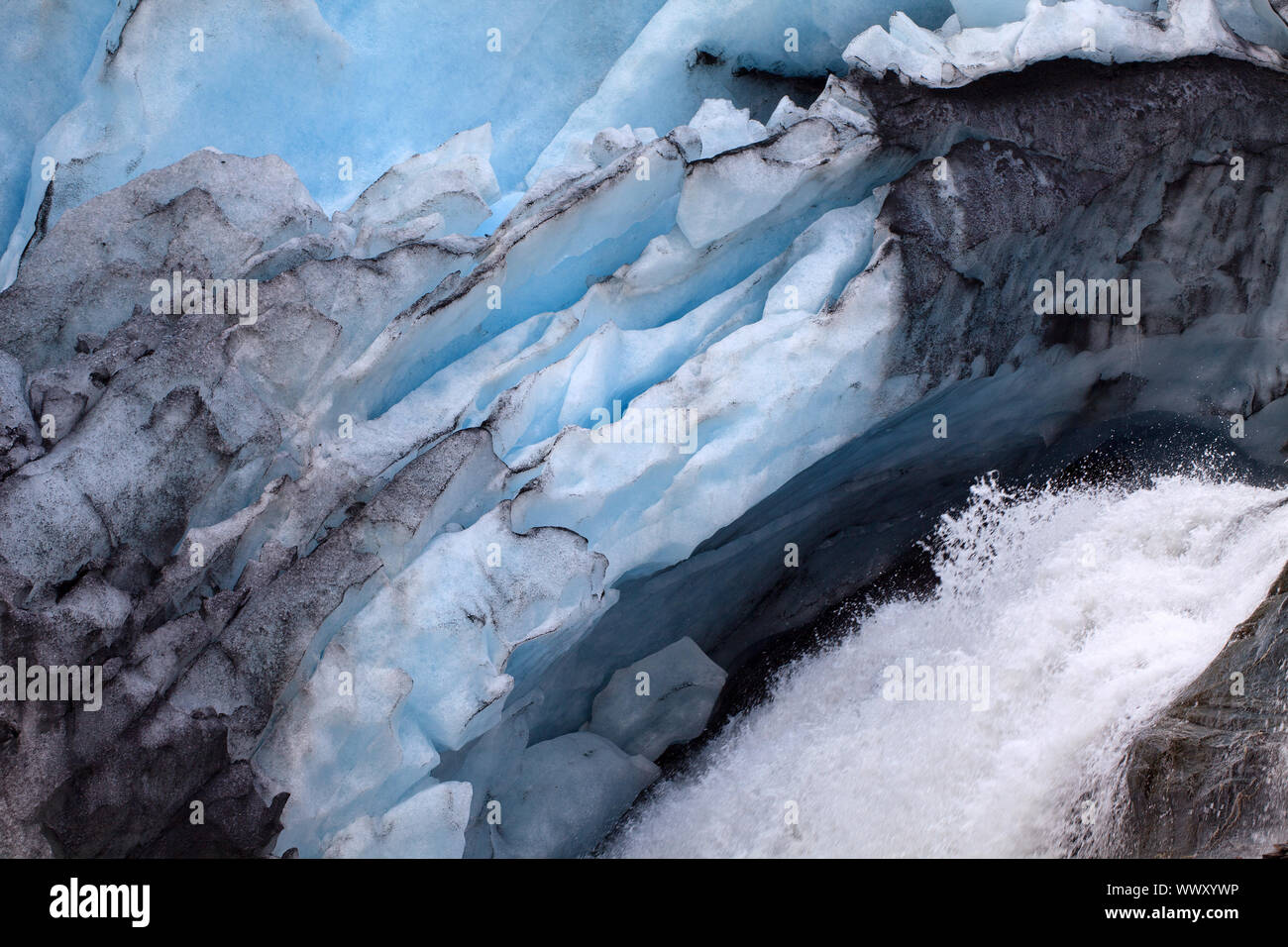 blue glacier ice Stock Photo - Alamy